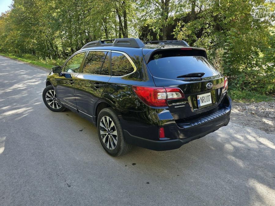 Black Subaru Outback 2015 in Alytus, with an engine capacity of 3.60 L and mileage of 182 thousand km for 13260 €, photo 15 on AUTOMOTO.COM.LV