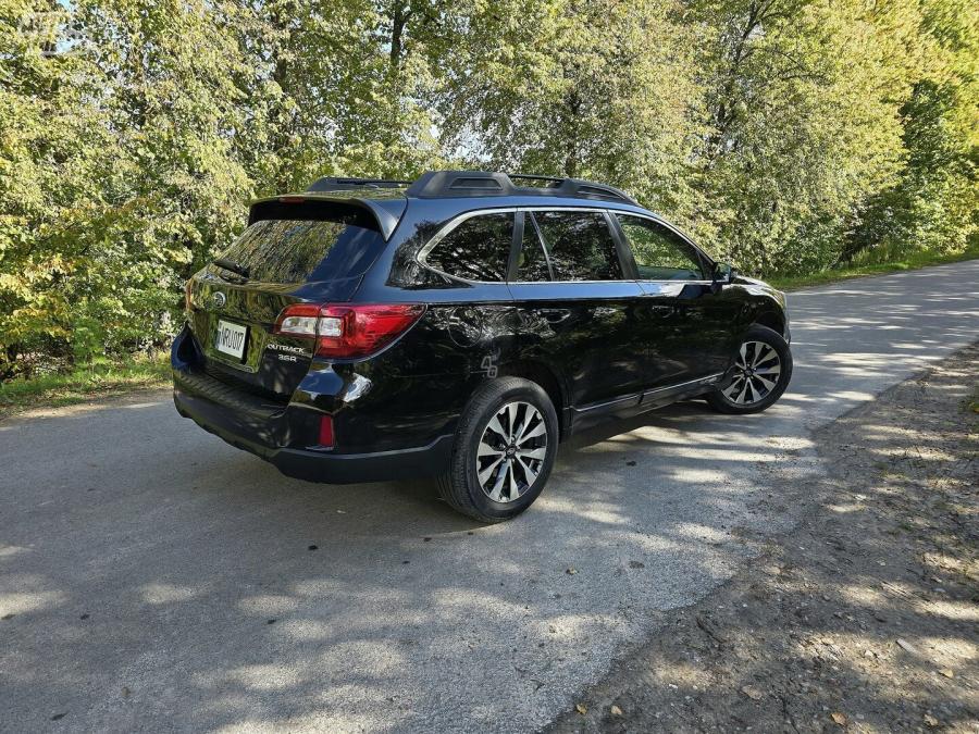Black Subaru Outback 2015 in Alytus, with an engine capacity of 3.60 L and mileage of 182 thousand km for 13260 €, photo 17 on AUTOMOTO.COM.LV