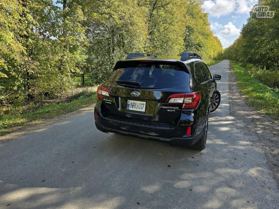 Black Subaru Outback 2015 in Alytus, with an engine capacity of 3.60 L and mileage of 182 thousand km for 13260 €, photo 21 on AUTOMOTO.COM.LV