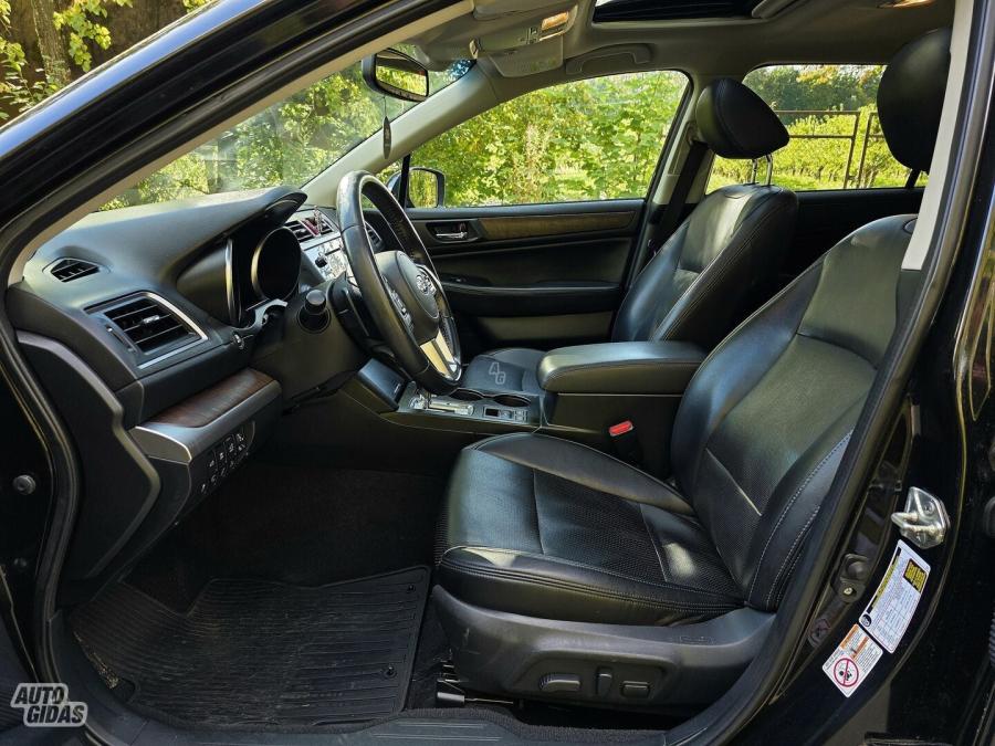 Black Subaru Outback 2015 in Alytus, with an engine capacity of 3.60 L and mileage of 182 thousand km for 13260 €, photo 25 on AUTOMOTO.COM.LV