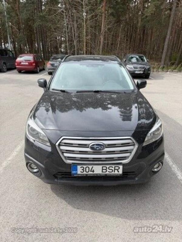 Black Subaru Outback 2016 in Tallinn, with an engine capacity of 2.50 L and mileage of 161 thousand km for 15500 €, photo 3 on AUTOMOTO.COM.LV