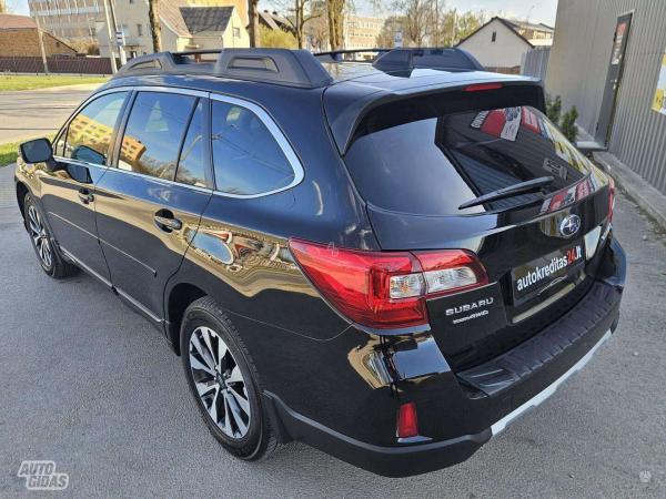 Black Subaru Outback 2016 in Siauliai, with an engine capacity of 2.50 L and mileage of 177 thousand km for 13950 €, photo 5 on AUTOMOTO.COM.LV