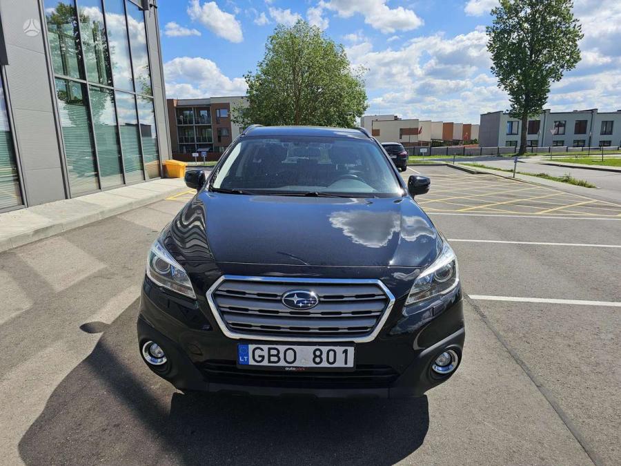 Black Subaru Outback 2016 in Vilnius, with an engine capacity of 2.00 L and mileage of 170 thousand km for 13300 €, photo 14 on AUTOMOTO.COM.LV
