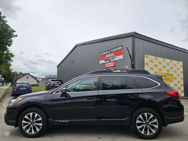 Black Subaru Outback 2016 in Siauliai, with an engine capacity of 2.50 L and mileage of 177 thousand km for 13950 €, photo 6 on AUTOMOTO.COM.LV