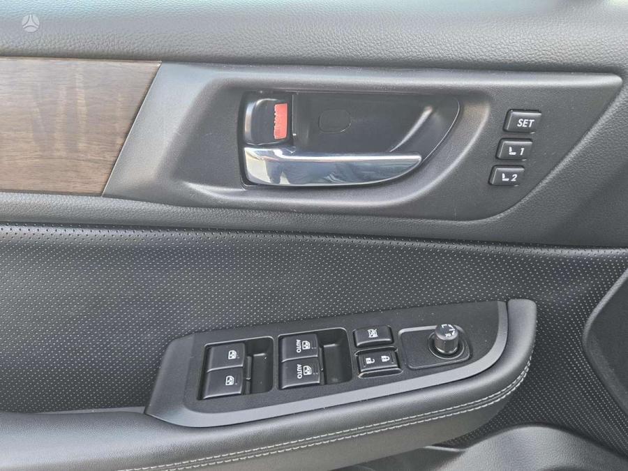 Black Subaru Outback 2016 in Siauliai, with an engine capacity of 2.50 L and mileage of 177 thousand km for 13950 €, photo 22 on AUTOMOTO.COM.LV