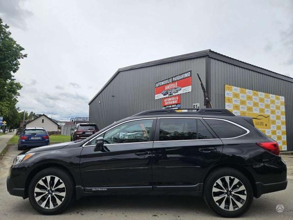 Black Subaru Outback 2016 in Siauliai, with an engine capacity of 2.50 L and mileage of 177 thousand km for 13950 €, photo 9 on AUTOMOTO.COM.LV
