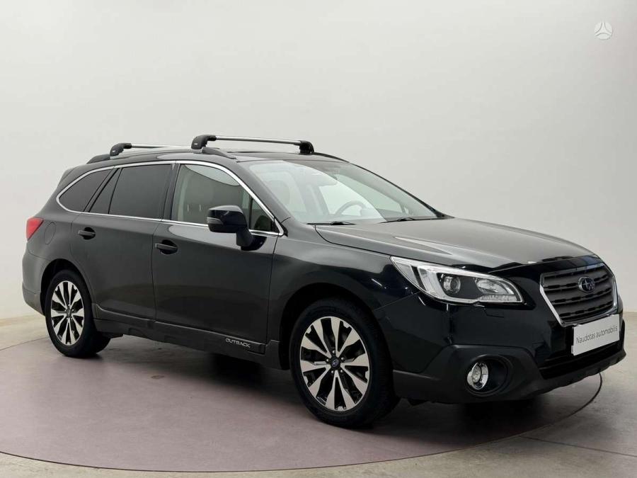 Black Subaru Outback 2016 in Panevezys, with an engine capacity of 2.00 L and mileage of 251 thousand km for 8990 €, photo 4 on AUTOMOTO.COM.LV