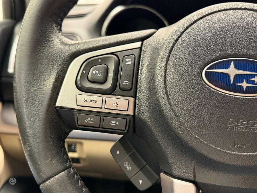 Black Subaru Outback 2016 in Panevezys, with an engine capacity of 2.00 L and mileage of 251 thousand km for 8990 €, photo 24 on AUTOMOTO.COM.LV
