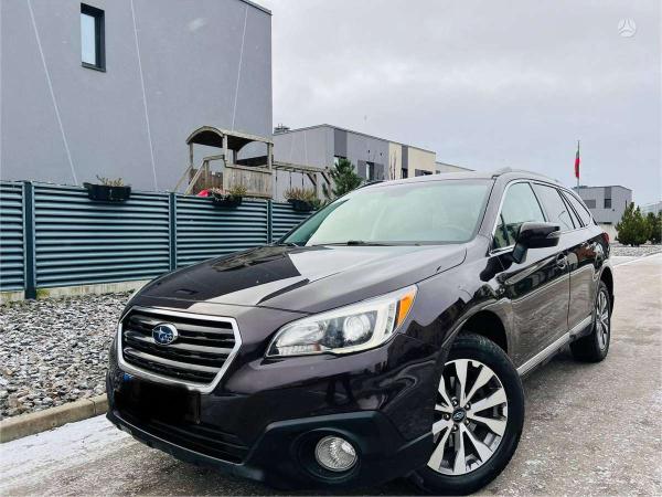 Black Subaru Outback 2017 in Kaunas, with an engine capacity of 3.60 L and mileage of 220 thousand km for 13850 €, photo 1 on AUTOMOTO.COM.LV