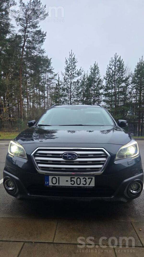 Black Subaru Outback 2017 in Riga, with an engine capacity of 2.50 L and mileage of 88 thousand km for 15500 €, photo 3 on AUTOMOTO.COM.LV