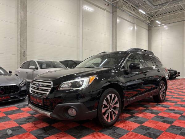 Black Subaru Outback 2017 in Vilnius, with an engine capacity of 3.60 L and mileage of 209 thousand km for 14350 €, photo 1 on AUTOMOTO.COM.LV