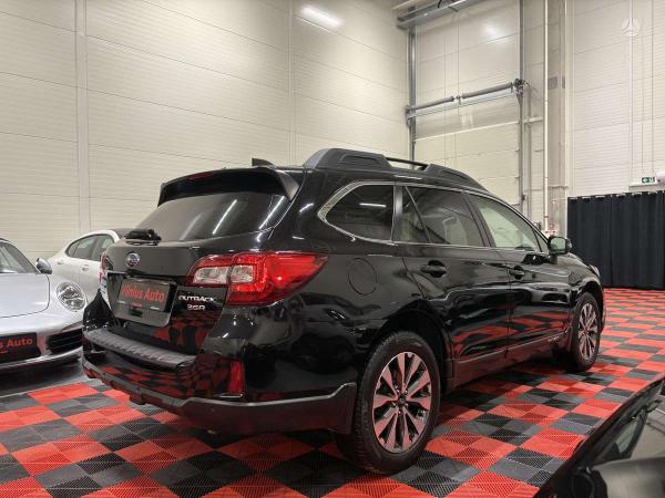 Black Subaru Outback 2017 in Vilnius, with an engine capacity of 3.60 L and mileage of 209 thousand km for 14350 €, photo 4 on AUTOMOTO.COM.LV