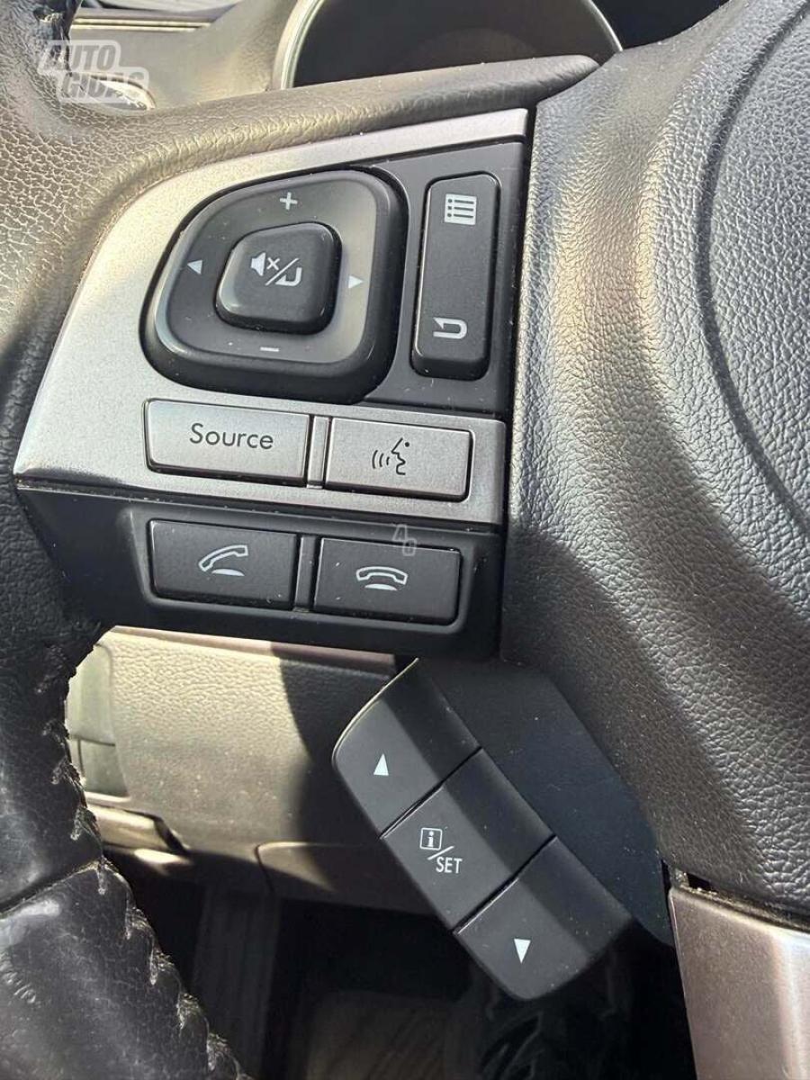 Black Subaru Outback 2017 in Vilnius, with an engine capacity of 2.50 L and mileage of 239 thousand km for 11900 €, photo 23 on AUTOMOTO.COM.LV