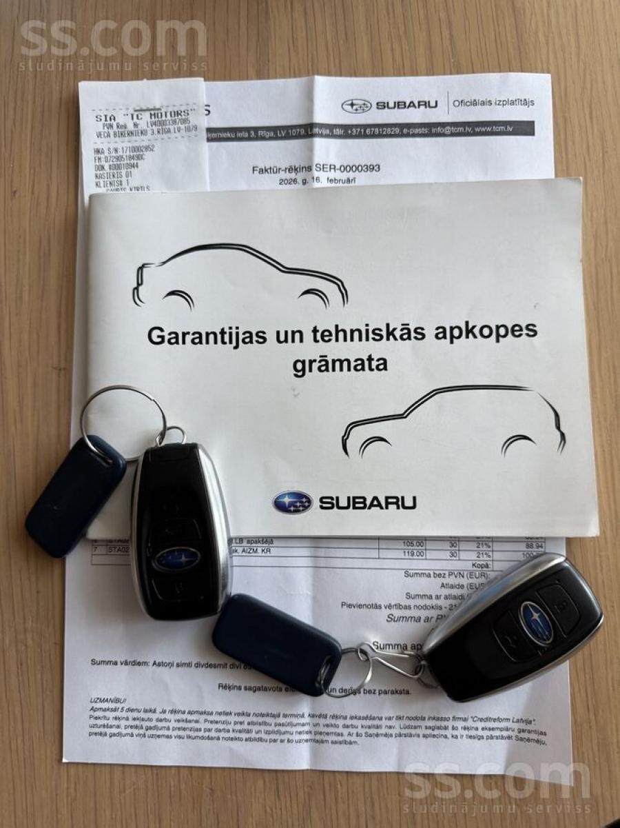 Black Subaru Outback 2019 in Riga, with an engine capacity of 2.50 L and mileage of 119 thousand km for 18900 €, photo 22 on AUTOMOTO.COM.LV