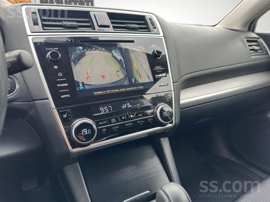 Black Subaru Outback 2019 in Riga, with an engine capacity of 2.50 L and mileage of 119 thousand km for 18490 €, photo 16 on AUTOMOTO.COM.LV