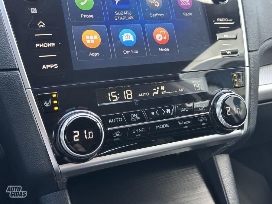 Black Subaru Outback 2021 in Kaunas, with an engine capacity of 2.50 L and mileage of 104 thousand km for 20499 €, photo 28 on AUTOMOTO.COM.LV