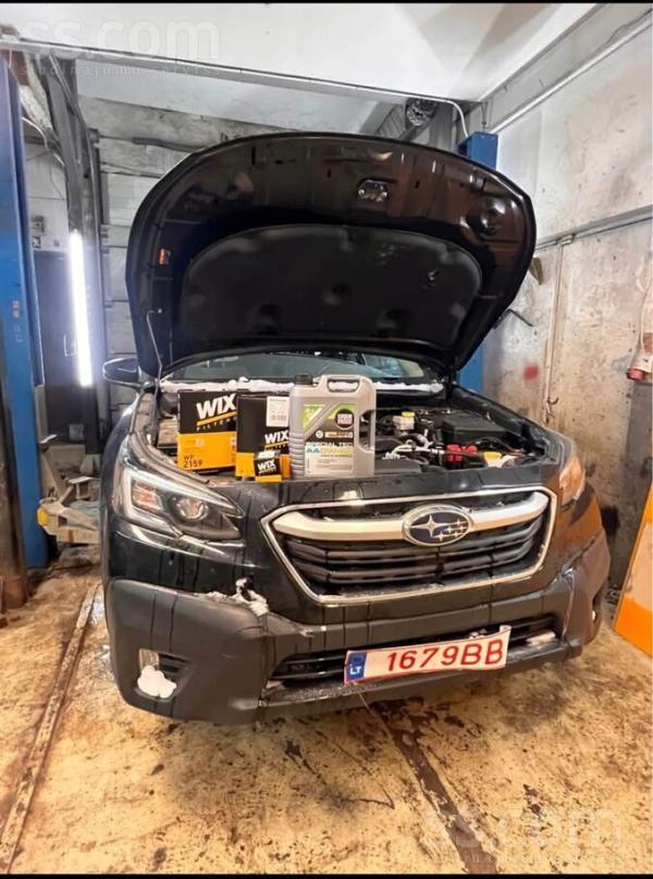 Black Subaru Outback 2022 in Tallinn, with an engine capacity of 2.50 L and mileage of 77 thousand km for 21900 €, photo 3 on AUTOMOTO.COM.LV