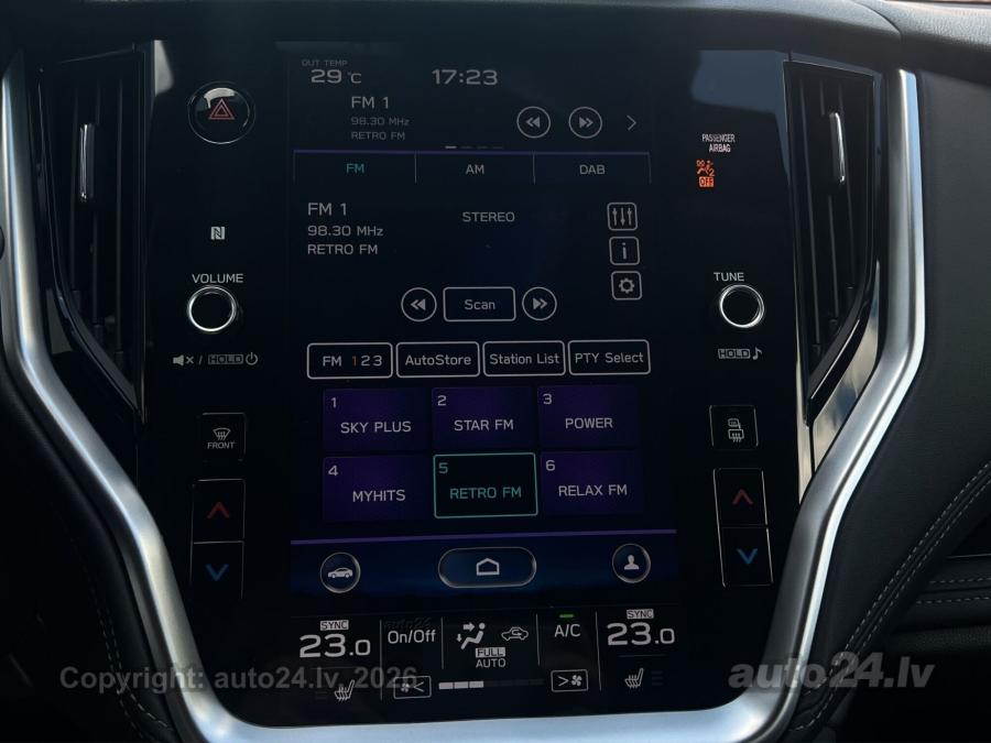 Melns Subaru Outback 2022 Pērnava, ar dzinēja tilpumu 2.50 L un nobraukumu 63 tūkst. km par 28900 €, foto 12 vietnē AUTOMOTO.COM.LV