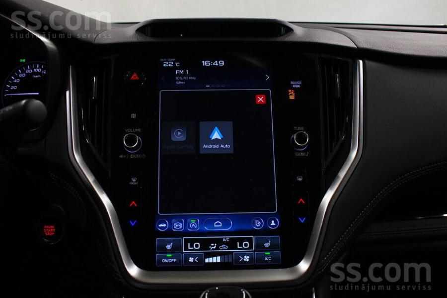 Melns Subaru Outback 2023 Rīga, ar dzinēja tilpumu 2.50 L un nobraukumu 63 tūkst. km par 27800 €, foto 17 vietnē AUTOMOTO.COM.LV
