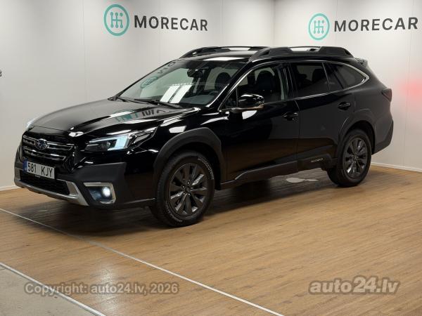 Black Subaru Outback 2024 in Tallinn, with an engine capacity of 2.50 L and mileage of 18 thousand km for 33990 €, photo 1 on AUTOMOTO.COM.LV