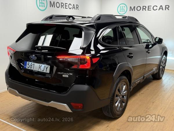 Black Subaru Outback 2024 in Tallinn, with an engine capacity of 2.50 L and mileage of 18 thousand km for 33990 €, photo 4 on AUTOMOTO.COM.LV