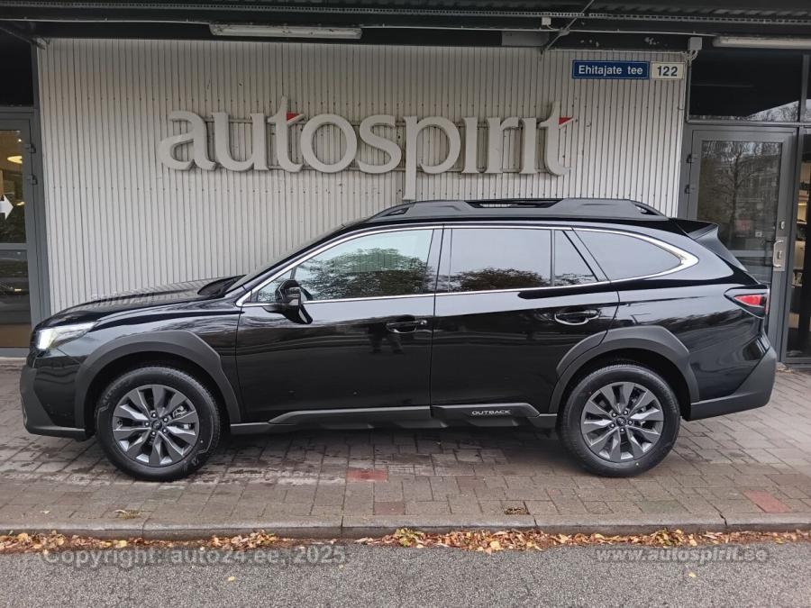 Black Subaru Outback 2025 in Tallinn, with an engine capacity of 2.50 L and mileage of 10 thousand km for 37990 €, photo 2 on AUTOMOTO.COM.LV