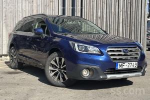 Blue Subaru Outback 2015 in Riga, with an engine capacity of 2.00 L and mileage of 345 thousand km for 8050 €, photo  on AUTOMOTO.COM.LV