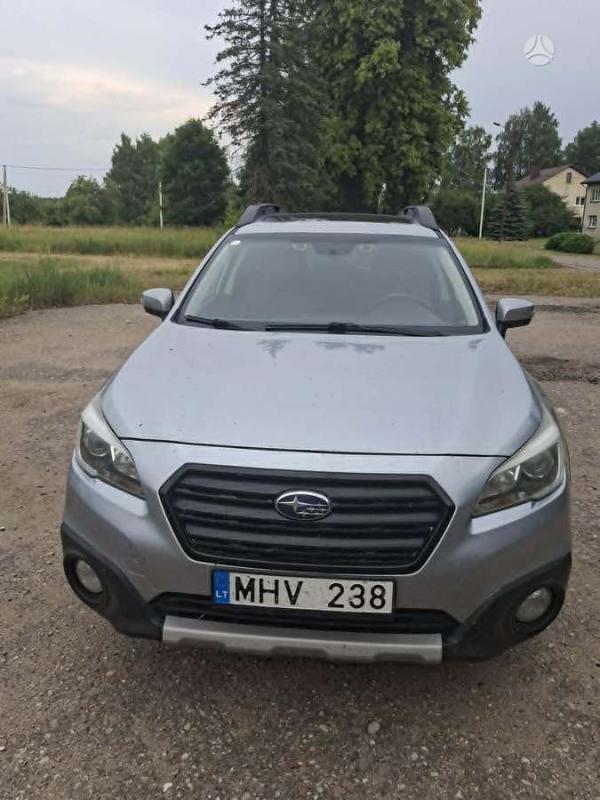 Blue Subaru Outback 2015 in Varena, with an engine capacity of 2.50 L and mileage of 260 thousand km for 9500 €, photo 3 on AUTOMOTO.COM.LV