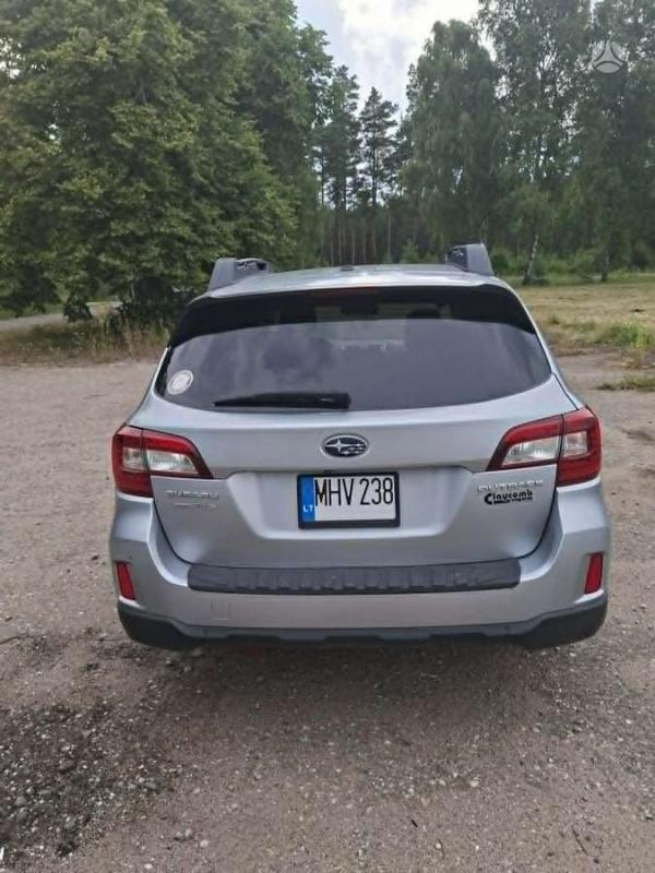 Blue Subaru Outback 2015 in Varena, with an engine capacity of 2.50 L and mileage of 260 thousand km for 9500 €, photo 4 on AUTOMOTO.COM.LV