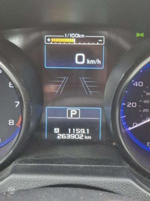 Blue Subaru Outback 2015 in Varena, with an engine capacity of 2.50 L and mileage of 260 thousand km for 9500 €, photo 10 on AUTOMOTO.COM.LV