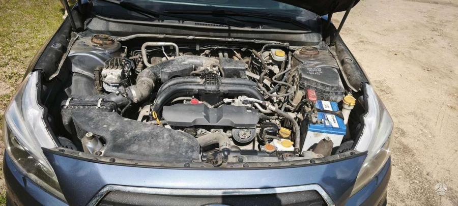 Blue Subaru Outback 2017 in Vilnius, with an engine capacity of 2.46 L and mileage of 198 thousand km for 14000 €, photo 16 on AUTOMOTO.COM.LV