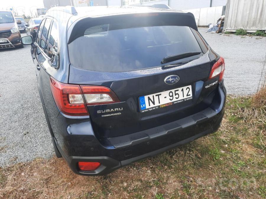 Blue Subaru Outback 2019 in Valmiera, with an engine capacity of 2.50 L and mileage of 176 thousand km for 19099 €, photo 6 on AUTOMOTO.COM.LV