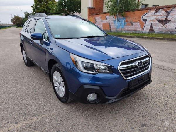 Blue Subaru Outback 2019 in Siauliai, with an engine capacity of 2.50 L and mileage of 129 thousand km for 13900 €, photo 4 on AUTOMOTO.COM.LV