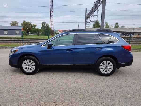 Blue Subaru Outback 2019 in Siauliai, with an engine capacity of 2.50 L and mileage of 129 thousand km for 13900 €, photo 9 on AUTOMOTO.COM.LV