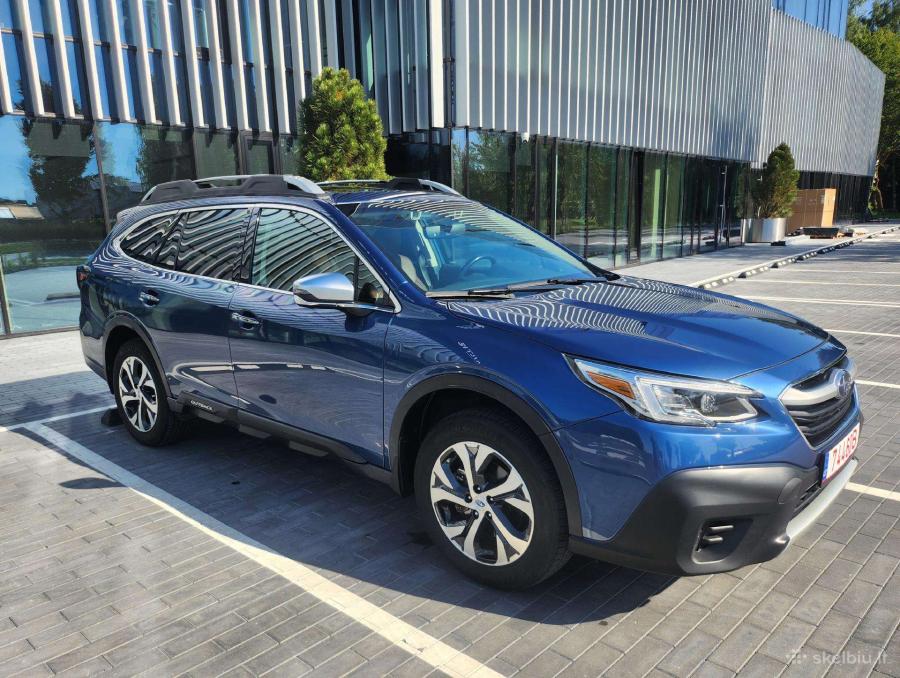 Blue Subaru Outback 2020 in Kaunas, with an engine capacity of 2.40 L and mileage of 84 thousand km for 22500 €, photo 3 on AUTOMOTO.COM.LV