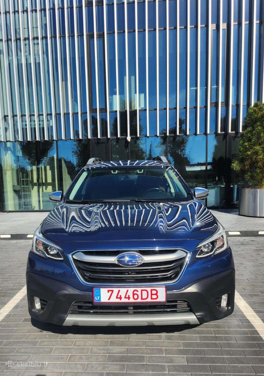 Blue Subaru Outback 2020 in Kaunas, with an engine capacity of 2.40 L and mileage of 84 thousand km for 22500 €, photo 4 on AUTOMOTO.COM.LV