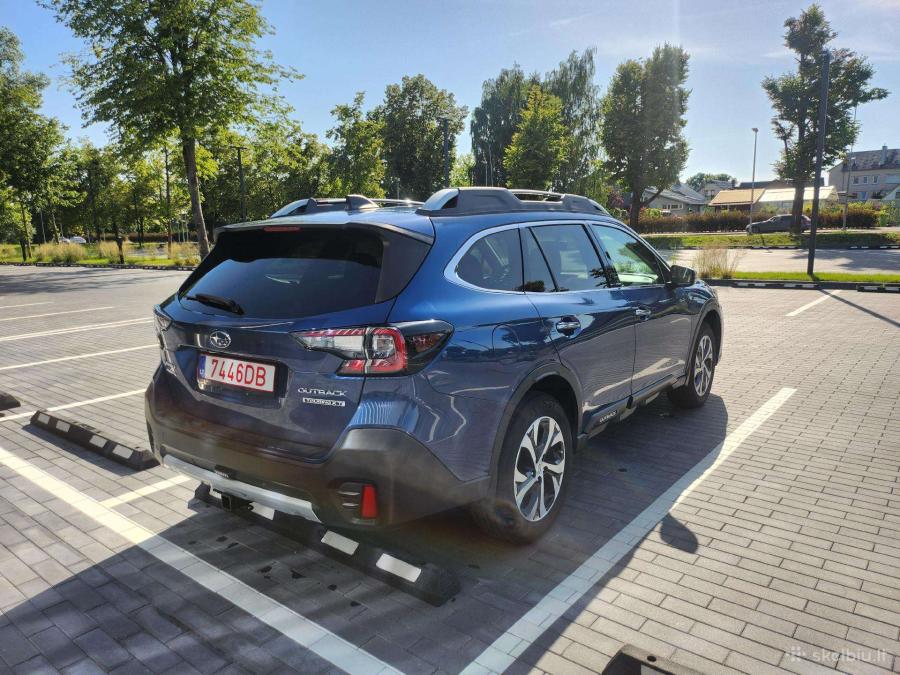 Blue Subaru Outback 2020 in Kaunas, with an engine capacity of 2.40 L and mileage of 84 thousand km for 22500 €, photo 7 on AUTOMOTO.COM.LV