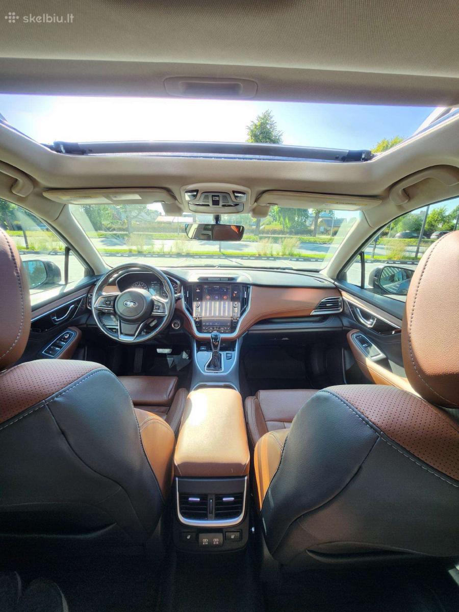 Blue Subaru Outback 2020 in Kaunas, with an engine capacity of 2.40 L and mileage of 84 thousand km for 22500 €, photo 10 on AUTOMOTO.COM.LV
