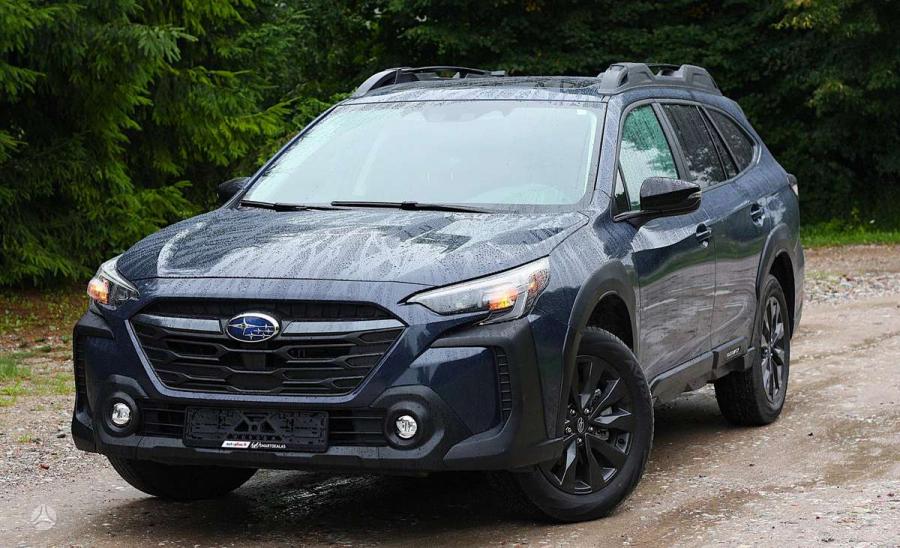 Blue Subaru Outback 2025 in Kretinga, with an engine capacity of 2.50 L and mileage of 19 thousand km for 26499 €, photo 1 on AUTOMOTO.COM.LV