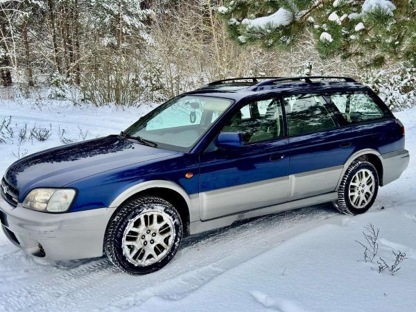 Blue Subaru Outback 2002 in Vilnius, with an engine capacity of 3.00 L and mileage of 267 thousand km for 1950 €, photo 9 on AUTOMOTO.COM.LV