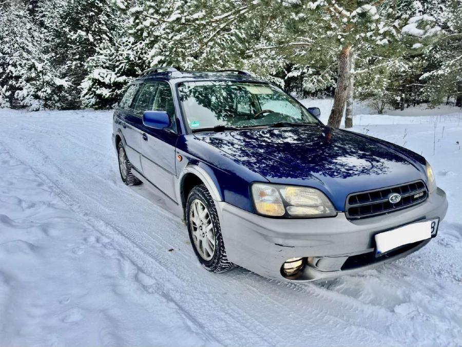 Blue Subaru Outback 2002 in Vilnius, with an engine capacity of 3.00 L and mileage of 267 thousand km for 1950 €, photo 28 on AUTOMOTO.COM.LV
