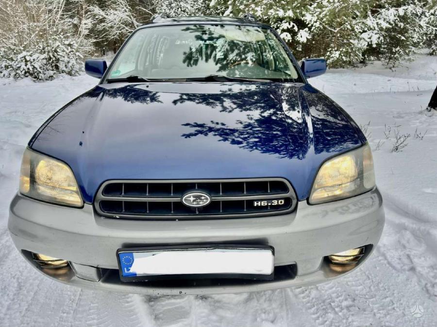 Blue Subaru Outback 2002 in Vilnius, with an engine capacity of 3.00 L and mileage of 267 thousand km for 1950 €, photo 30 on AUTOMOTO.COM.LV