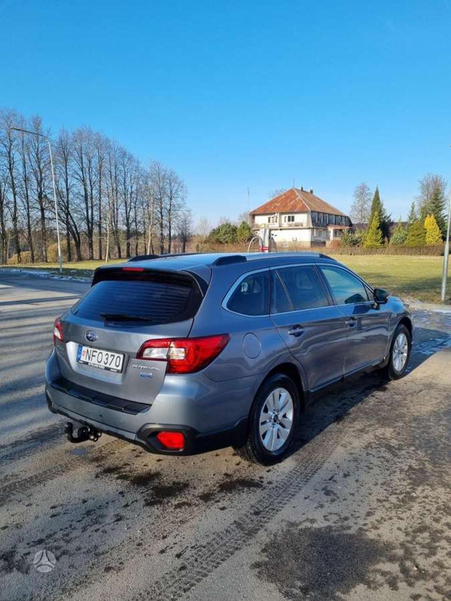 Blue Subaru Outback 2015 in Plunge, with an engine capacity of 2.00 L and mileage of 221 thousand km for 7300 €, photo 1 on AUTOMOTO.COM.LV