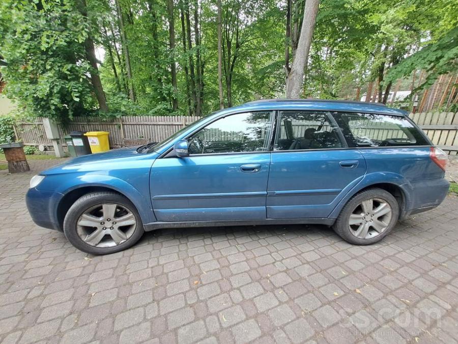 Синий Субару Аутбек 2007 в Рига, объемом двигателя 2.50 л и пробегом 185 тыс. км за 900 €, фото 1 на AUTOMOTO.COM.LV