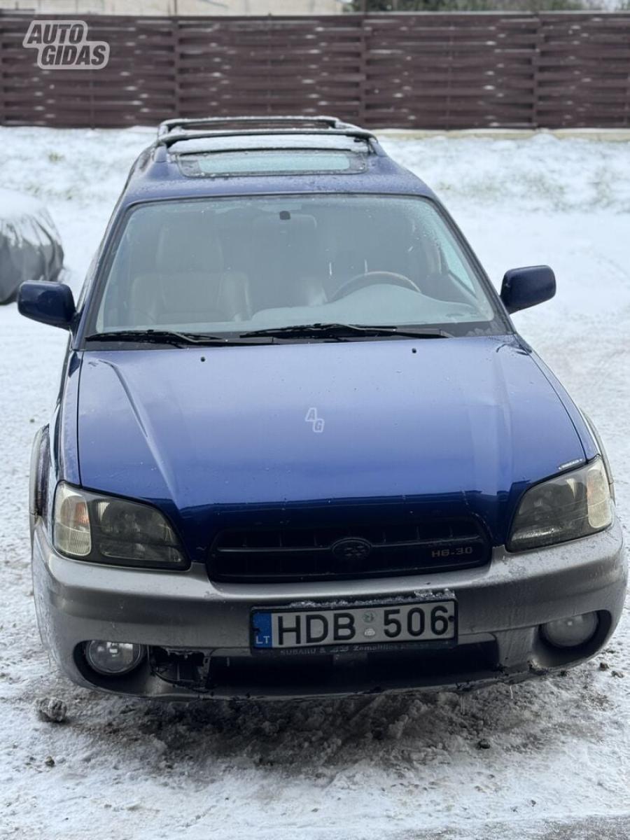 Blue Subaru Outback 2000 in Siauliai, with an engine capacity of 3.00 L and mileage of 222 thousand km for 1300 €, photo 1 on AUTOMOTO.COM.LV
