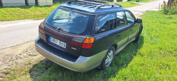 Blue Subaru Outback 2000 in Kaunas, with an engine capacity of 2.50 L and mileage of 287 thousand km for 600 €, photo 5 on AUTOMOTO.COM.LV