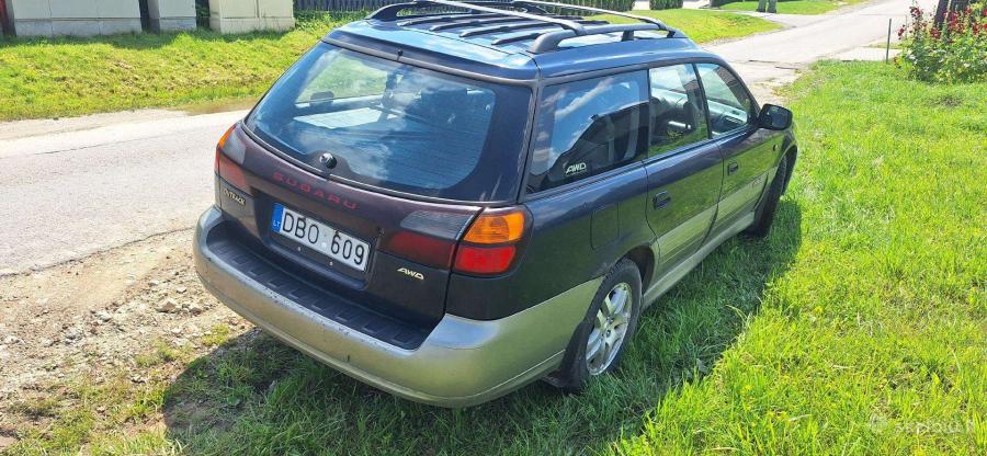 Blue Subaru Outback 2000 in Kaunas, with an engine capacity of 2.50 L and mileage of 287 thousand km for 600 €, photo 5 on AUTOMOTO.COM.LV