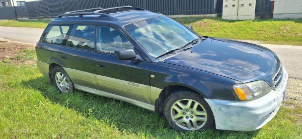 Blue Subaru Outback 2000 in Kaunas, with an engine capacity of 2.50 L and mileage of 287 thousand km for 600 €, photo 7 on AUTOMOTO.COM.LV