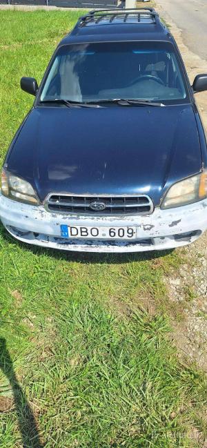 Blue Subaru Outback 2000 in Kaunas, with an engine capacity of 2.50 L and mileage of 287 thousand km for 600 €, photo 10 on AUTOMOTO.COM.LV