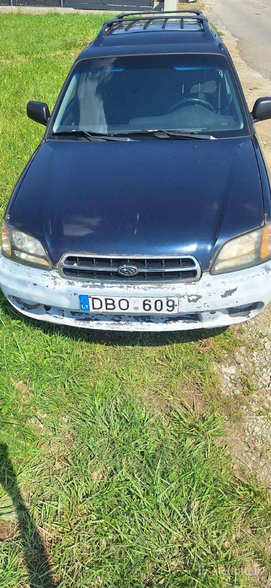Blue Subaru Outback 2000 in Kaunas, with an engine capacity of 2.50 L and mileage of 287 thousand km for 600 €, photo 10 on AUTOMOTO.COM.LV